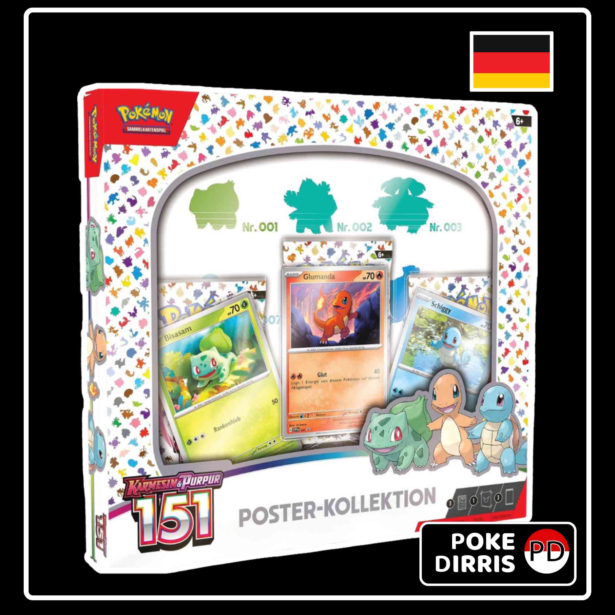 Pokemon 151 Kollektion Poster (DE) – PokeDirris